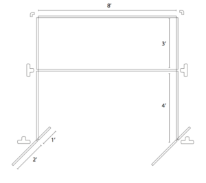 DIY PVC Pipe Backdrop – Beautifully Inspired Home